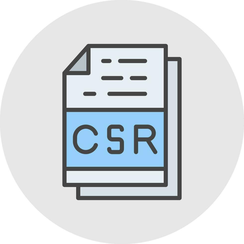 CSR File Format Vector Icon Design 29159996 Vector Art at Vecteezy