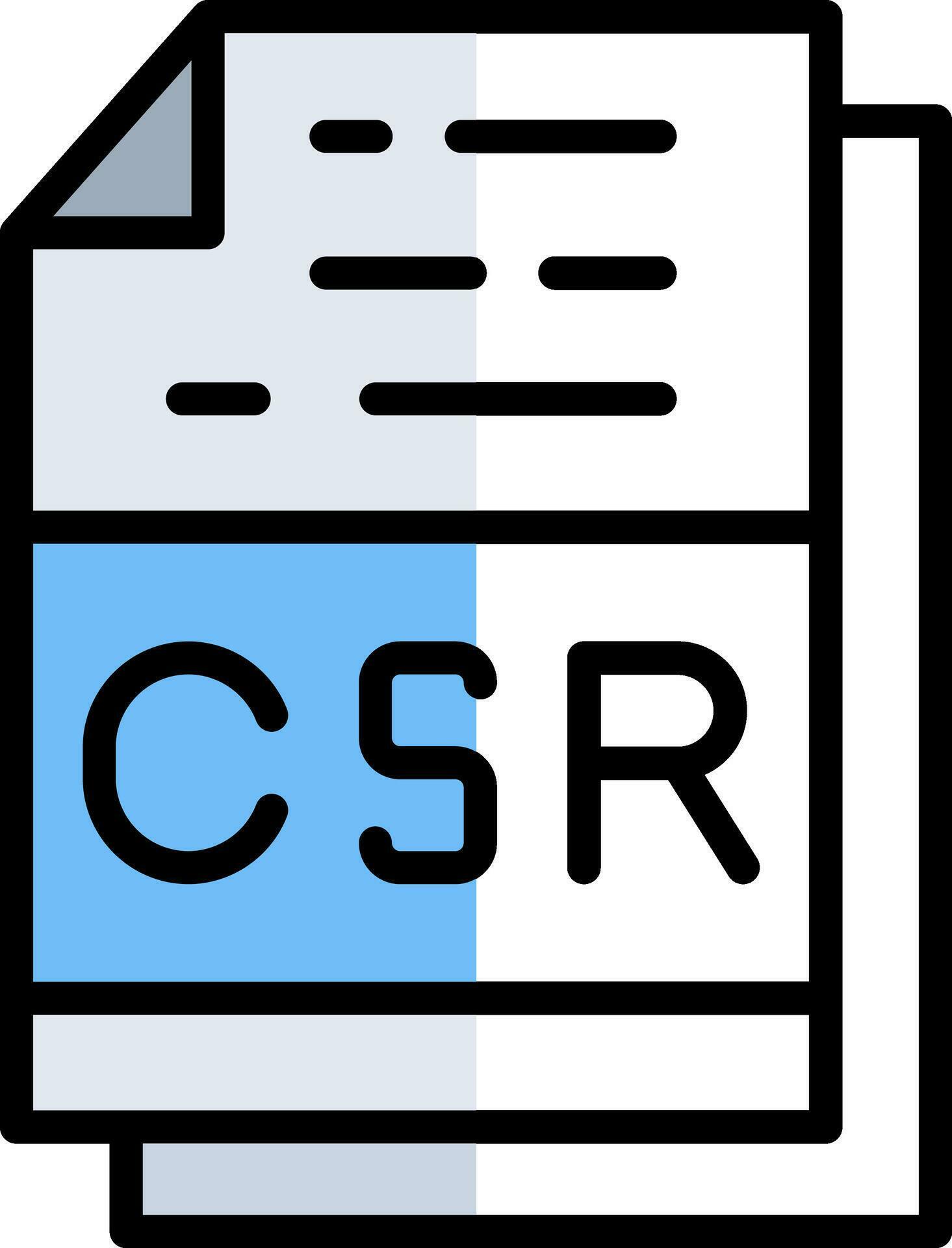 CSR File Format Vector Icon Design 29160519 Vector Art at Vecteezy