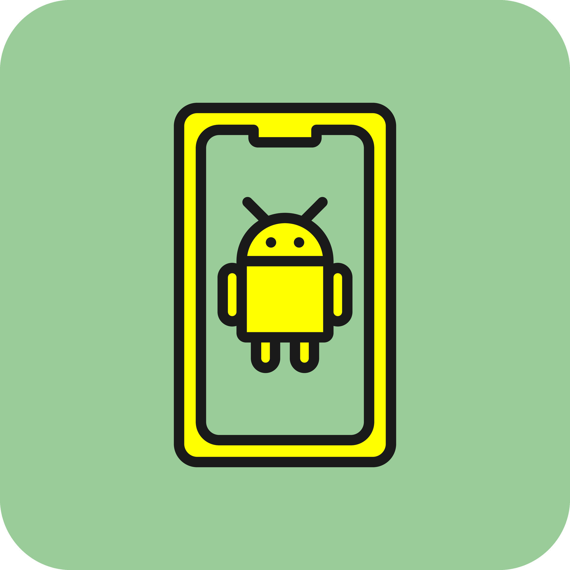 Android Vector Icon Design 29161126 Vector Art at Vecteezy