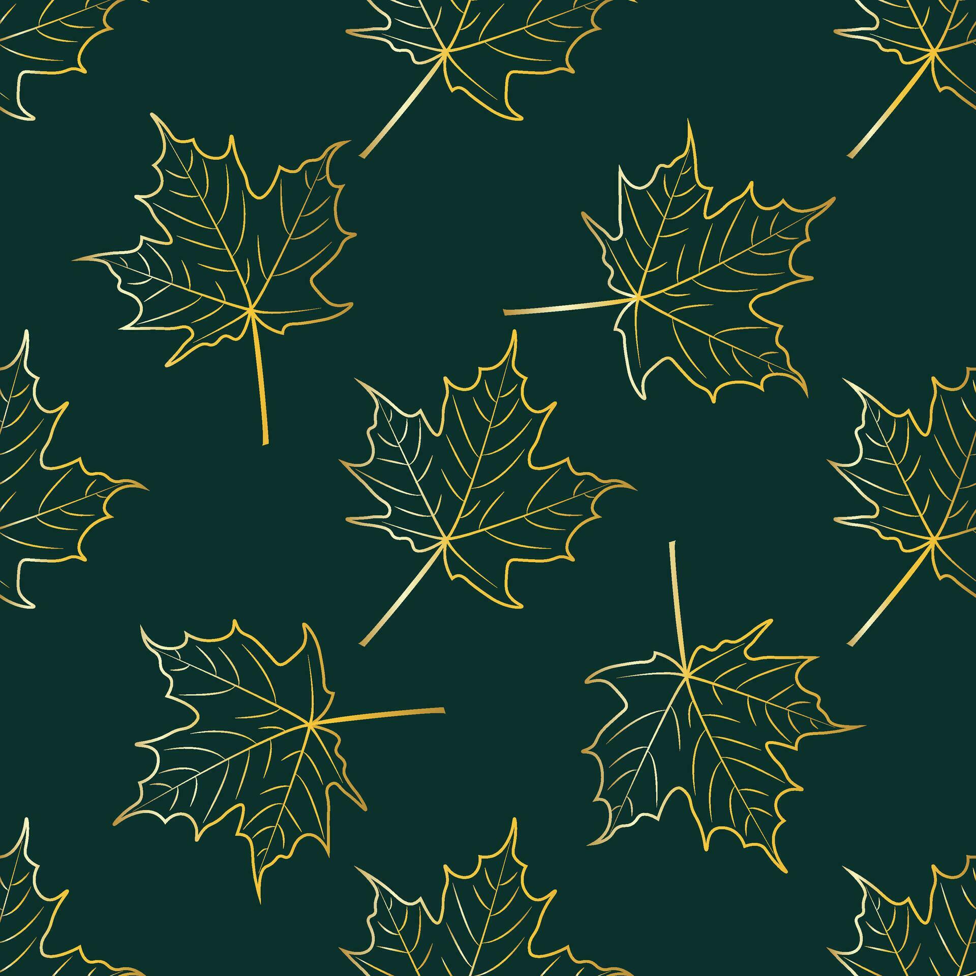 Fall leaf seamless pattern. Autumn foliage. Background for your design ...