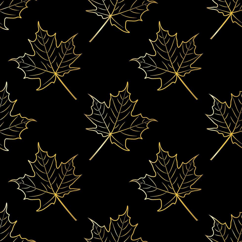 Fall leaf seamless pattern. Autumn foliage. Background for your design ...