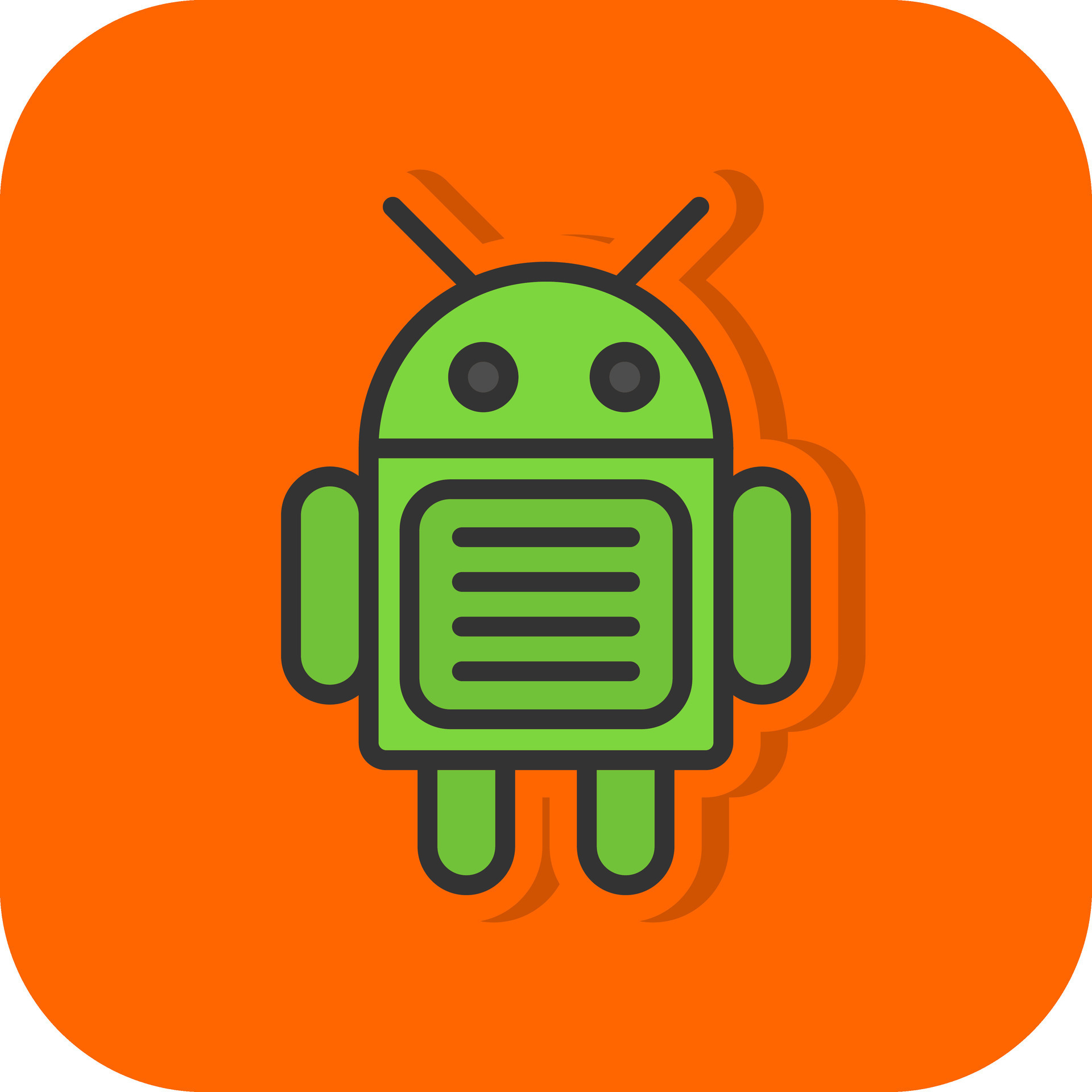 Android Vector Icon Design 29162313 Vector Art at Vecteezy