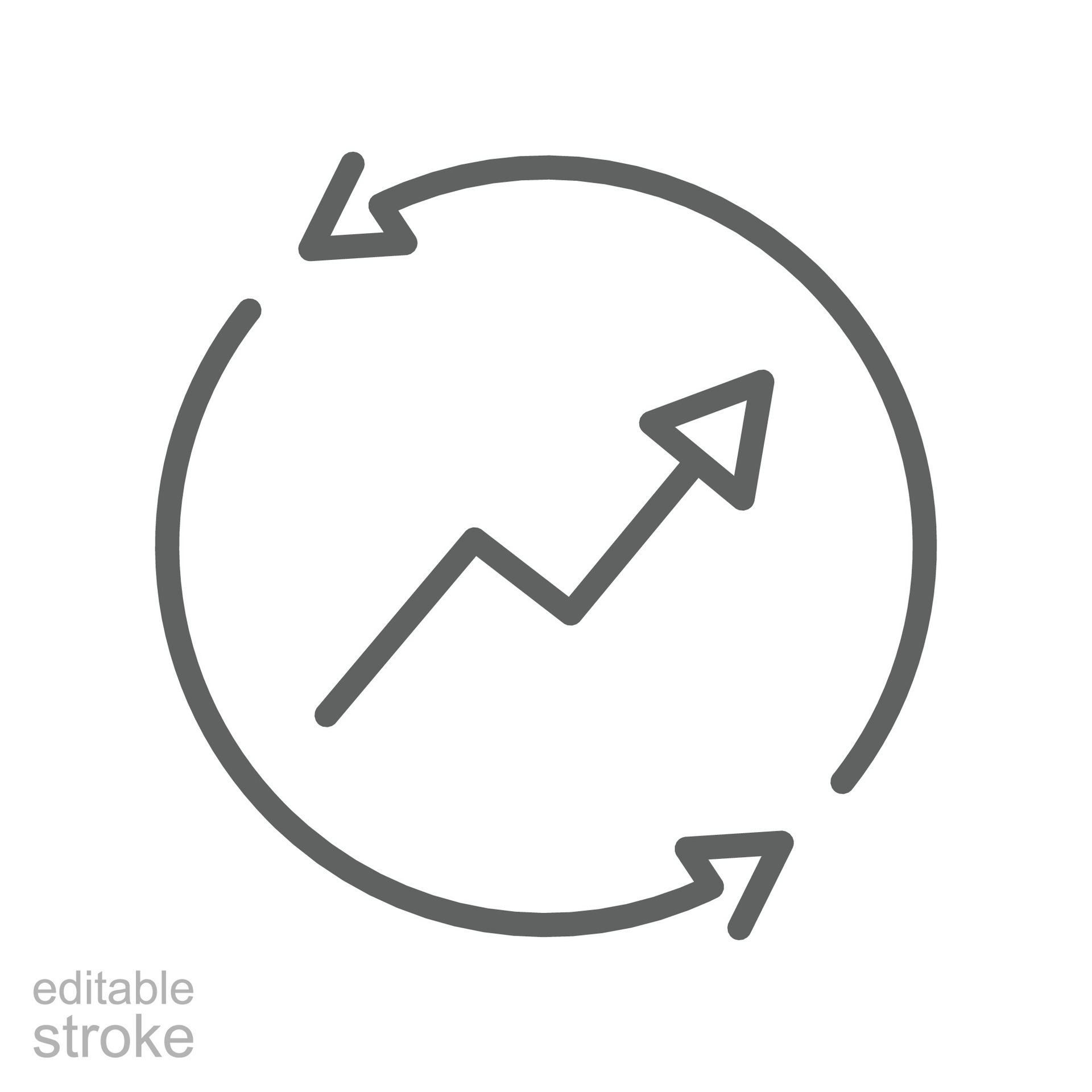 Improvement icon, line symbols. continuous improvement concept ... Improvement icon, line symbols. continuous improvement concept ...