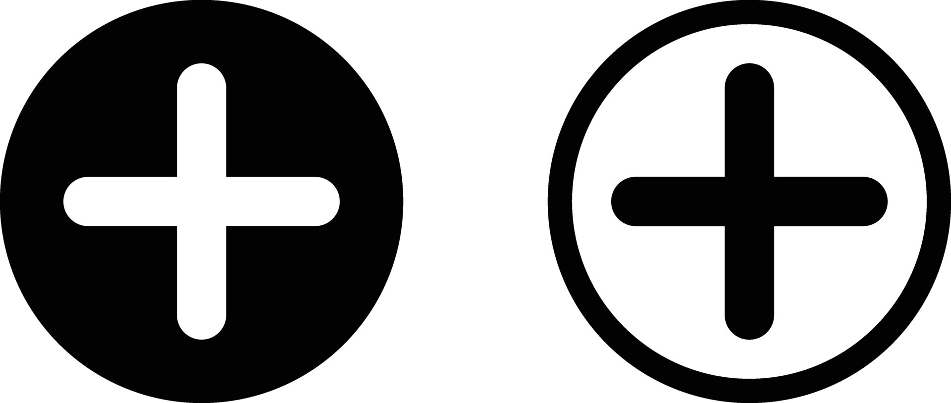 add icon set vector in two styles . plus icon . add post icon 29164217 ...