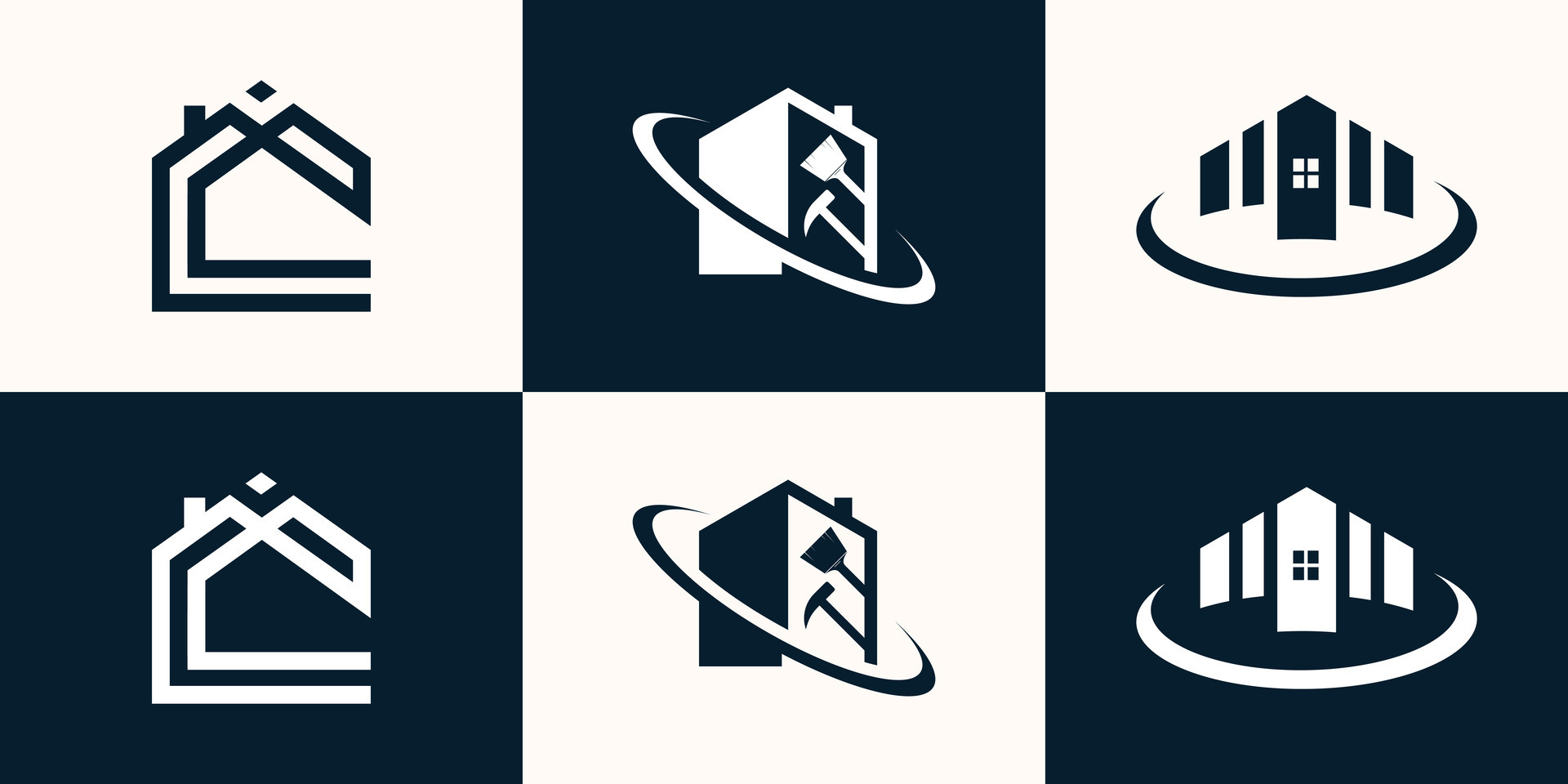 collection of building architecture sets Premium Vector 29167842 Vector ...