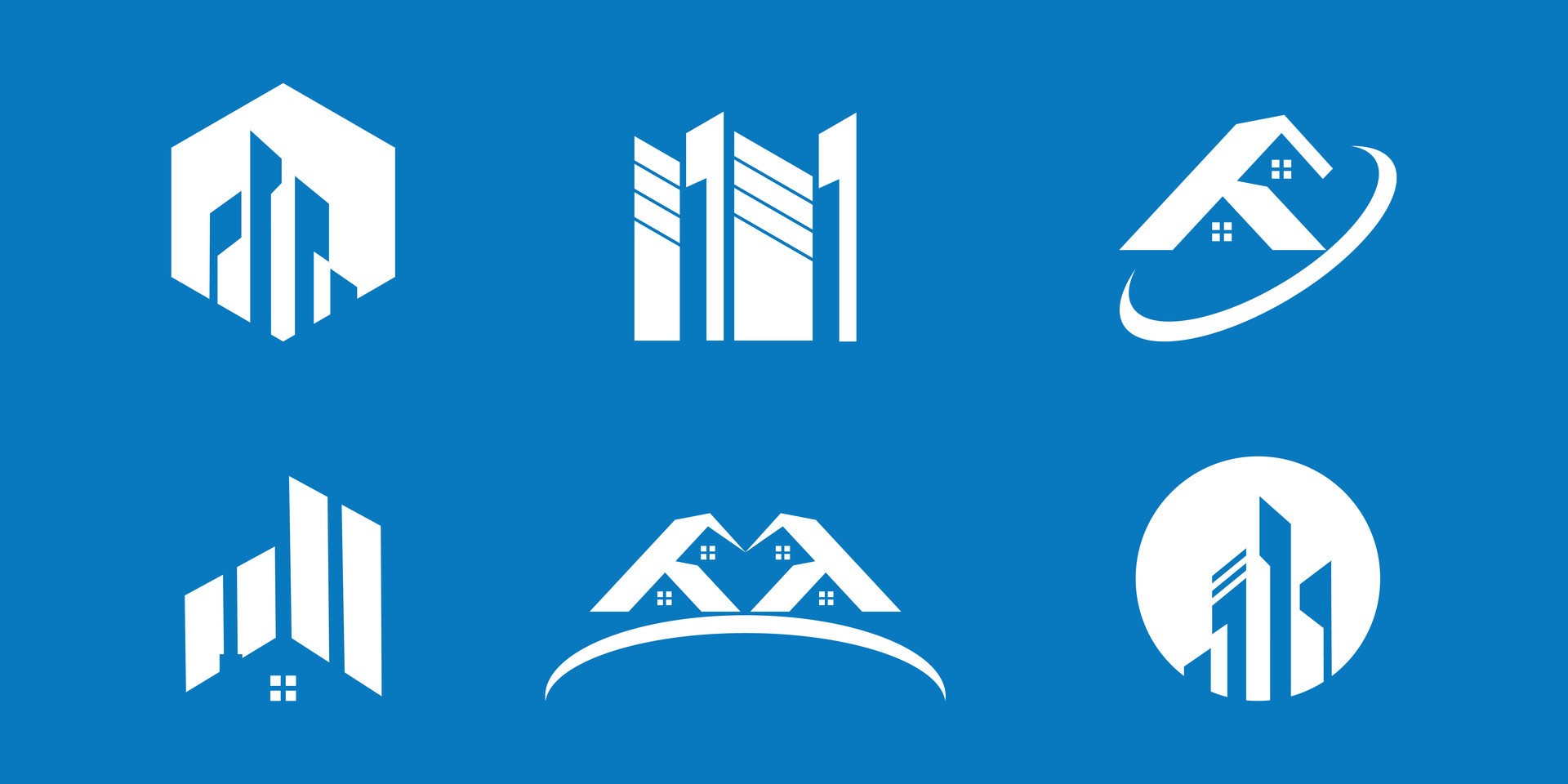 collection of building architecture sets Premium Vector 29167883 Vector ...