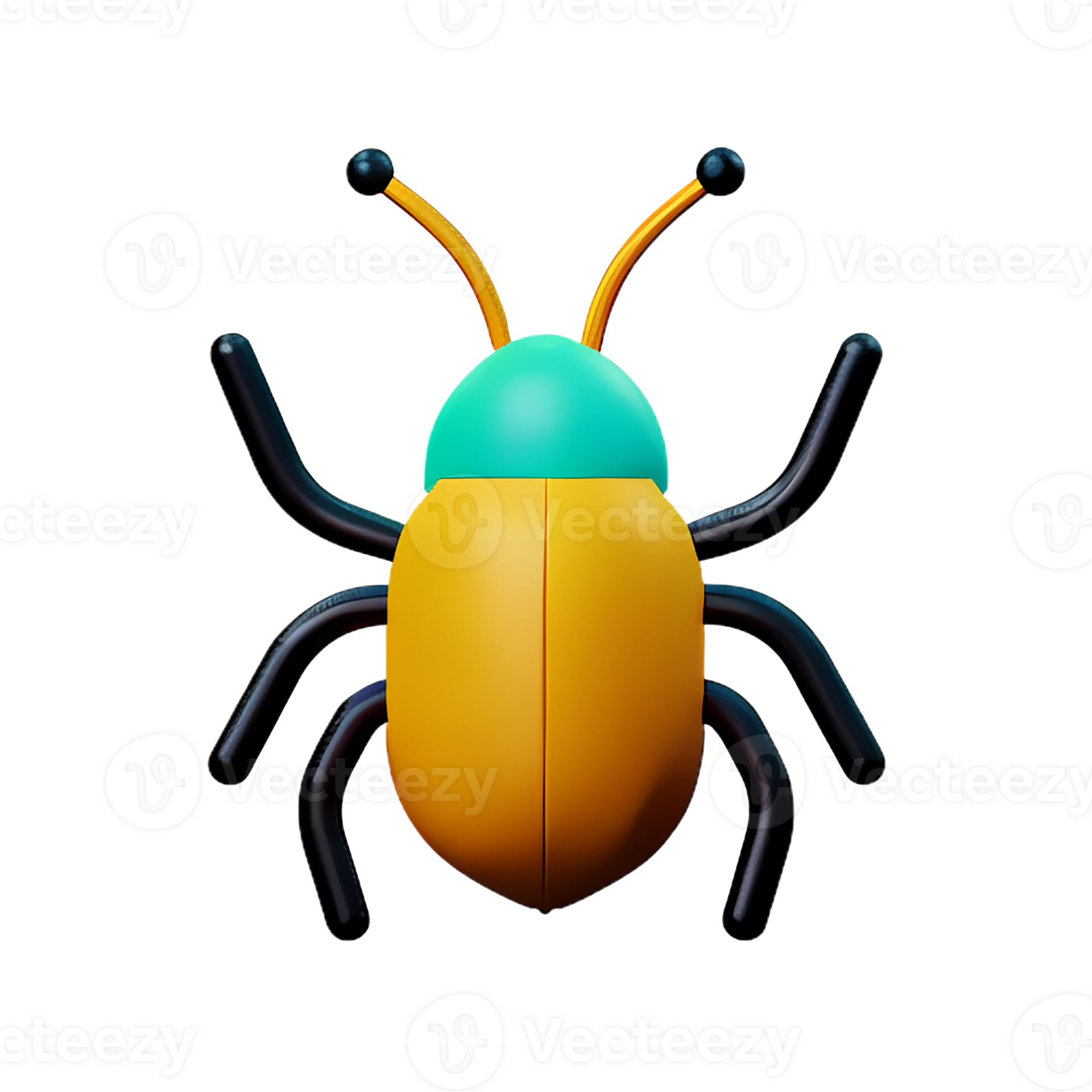 bug 3d rendering icon illustration 29169770 PNG