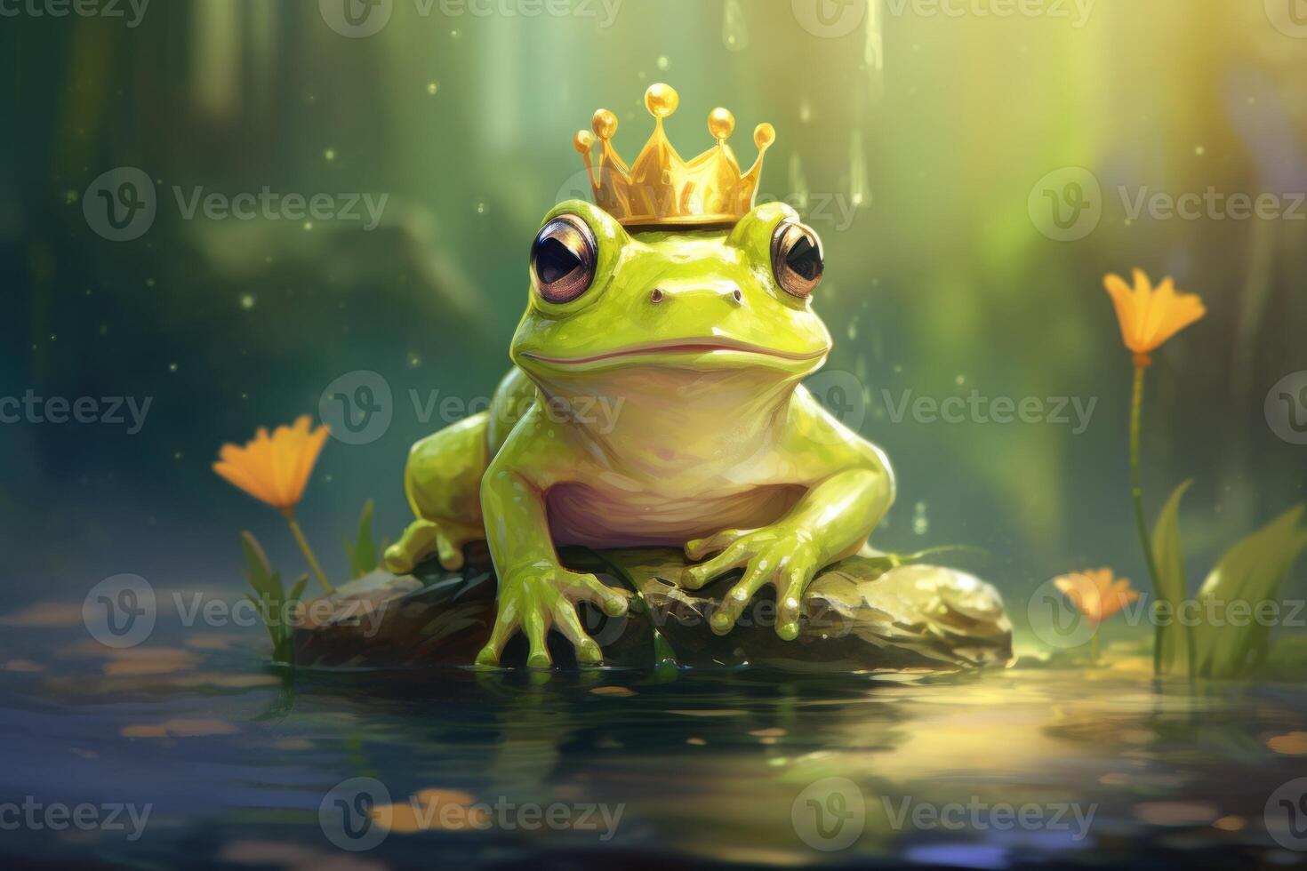 Cute frog prince. Generate Ai 29175399 Stock Photo at Vecteezy Cute frog prince. Generate Ai 29175399 Stock Photo at Vecteezy