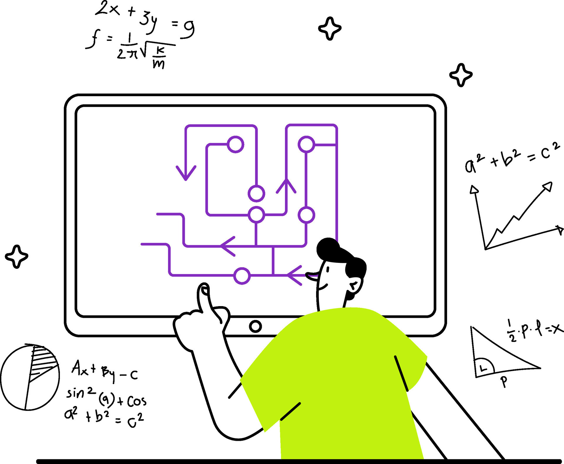 Algorithm Alchemist Illustration for uiux, web, app, infographic, etc 29177366 Vector Art at ...
