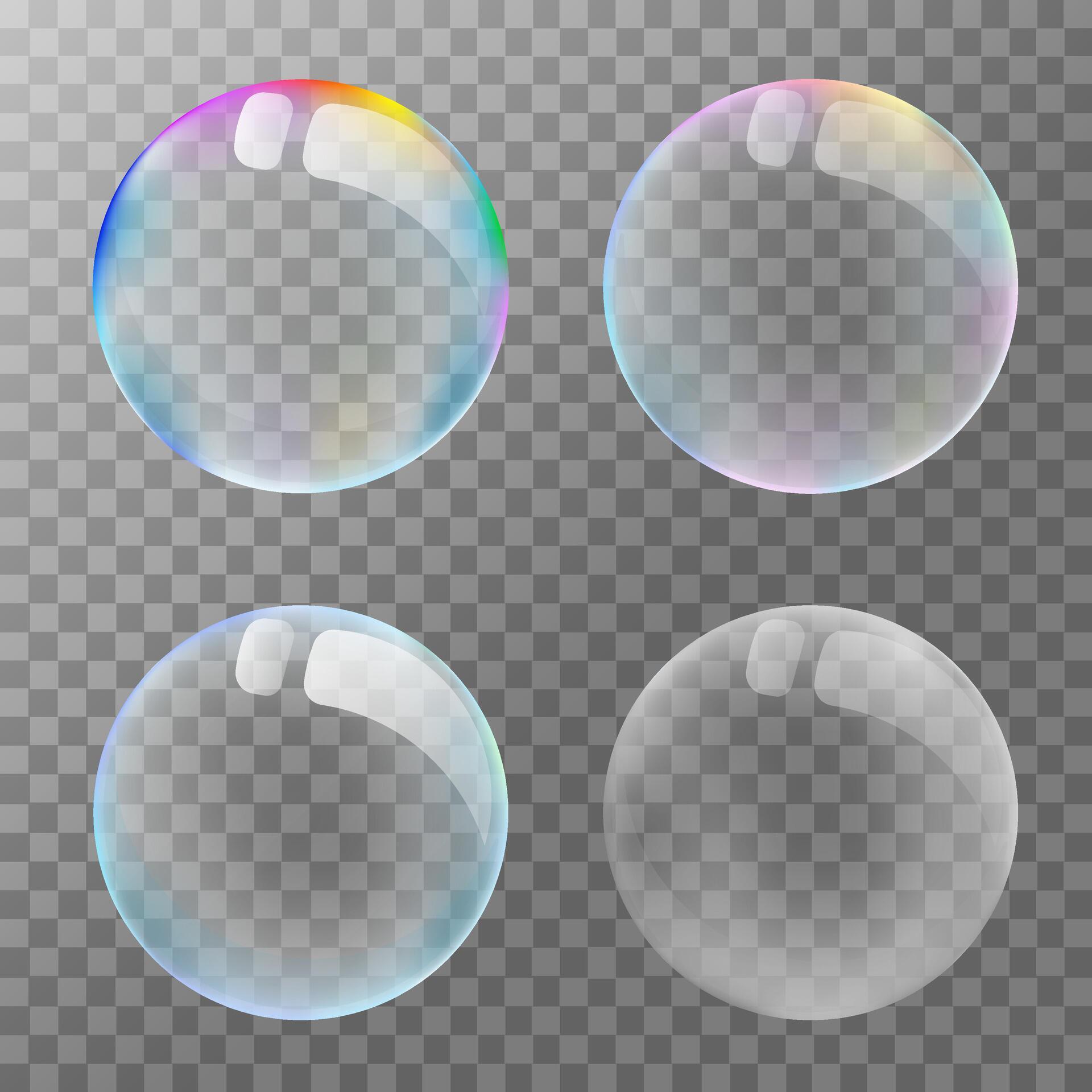 set of soap bubbles vector illustration 29177894 Vector Art at Vecteezy