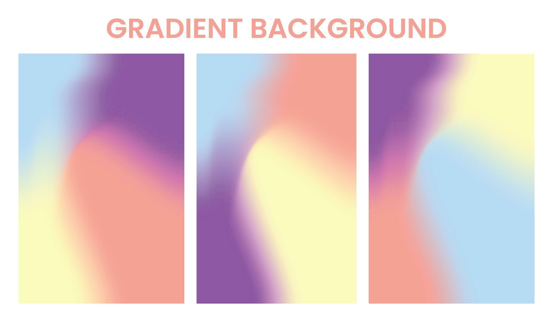 Abstract colorful vector gradient background, illustration with Smooth ...