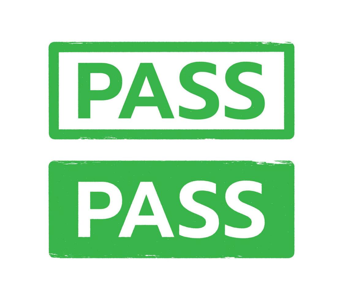Pass Rubber Stamp Vector 29178538 Vector Art At Vecteezy