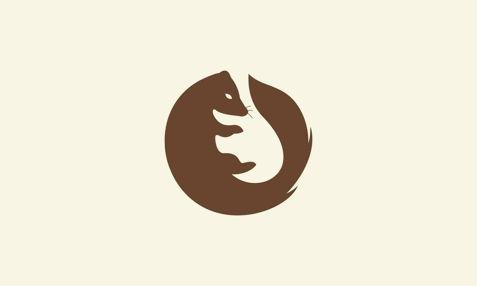 silhouette ferret modern logo template 29180546 Vector Art at Vecteezy