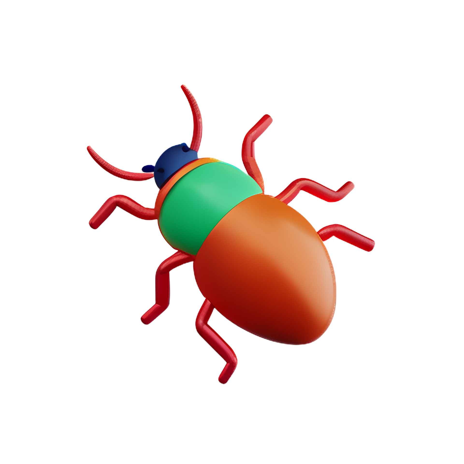 bug 3d rendering icon illustration 29188488 PNG