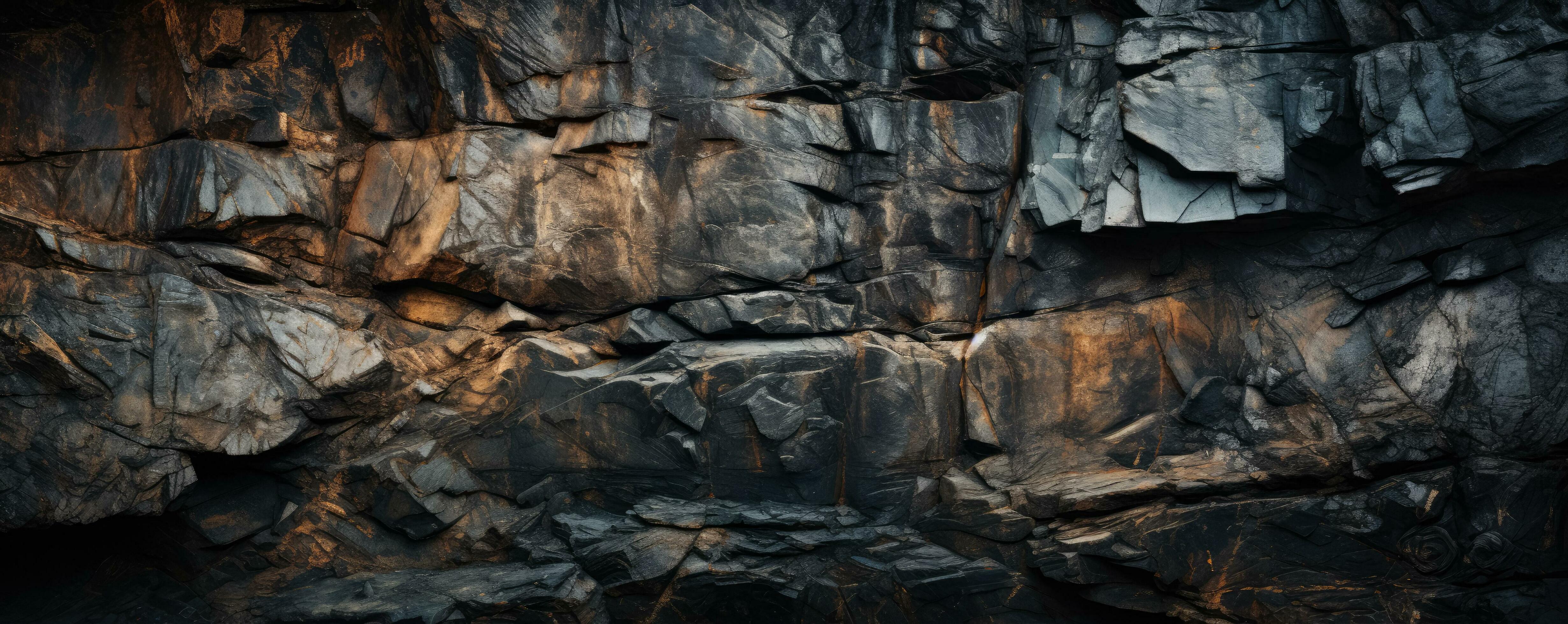 Dark Cave Wall Texture