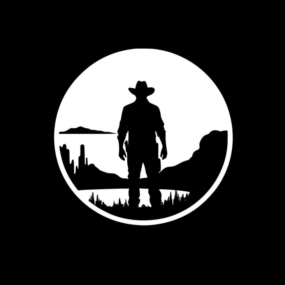 Western - Minimalist and Flat Logo - Vector illustration 29191461 Vector Art at Vecteezy