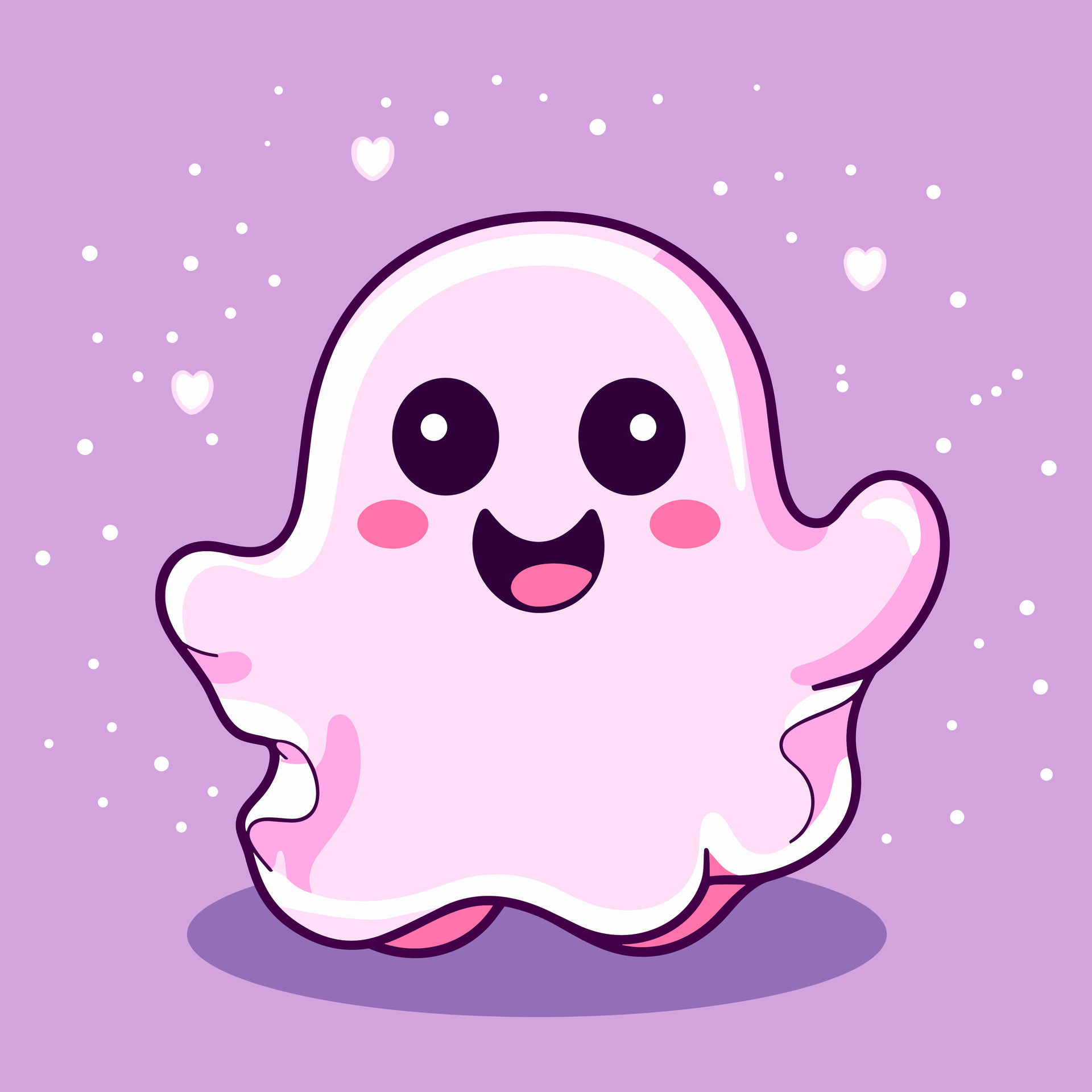 Happy Halloween Vector Cute Illustration Of Cute Ghost 29192855 Vector Art At Vecteezy