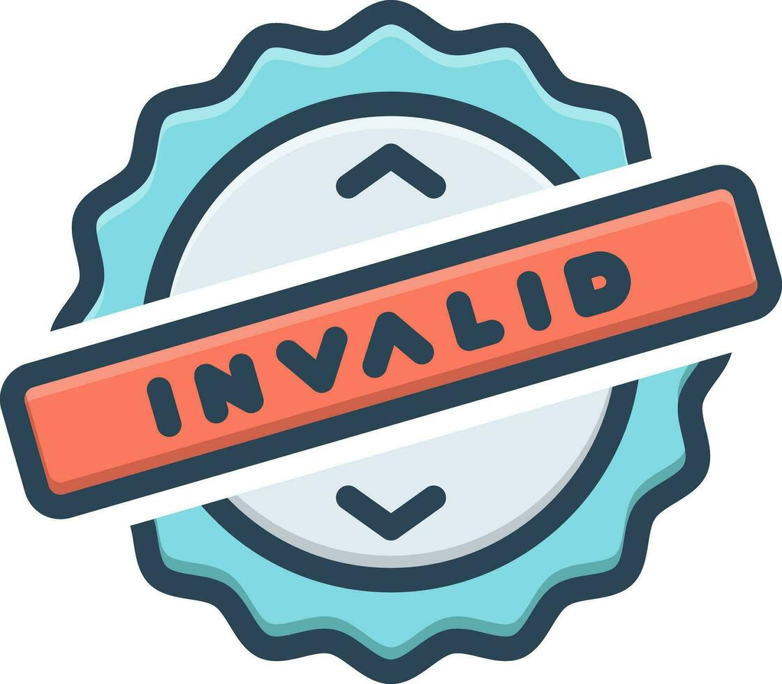color icon for invalid 29194739 Vector Art at Vecteezy color icon for invalid 29194739 Vector Art at Vecteezy