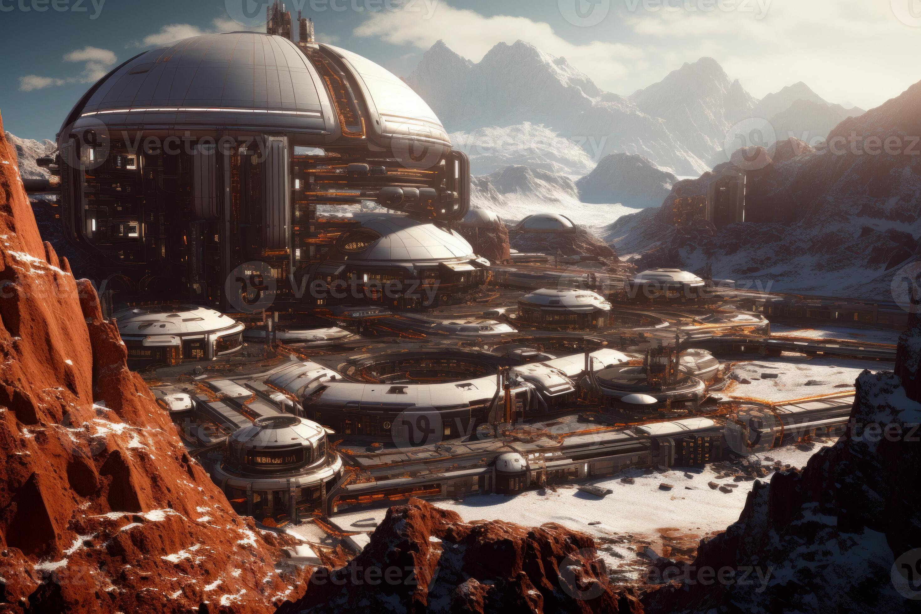 Futuristic Colony base Mars. Generate Ai 29194954 Stock Photo at Vecteezy Futuristic Colony base Mars. Generate Ai 29194954 Stock Photo at Vecteezy