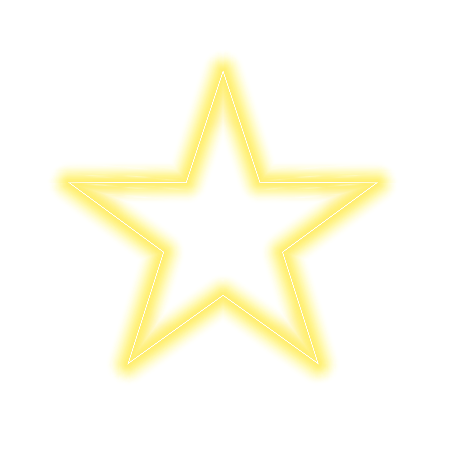 Yellow Neon Star Transparent Background Clipart 29197001 PNG