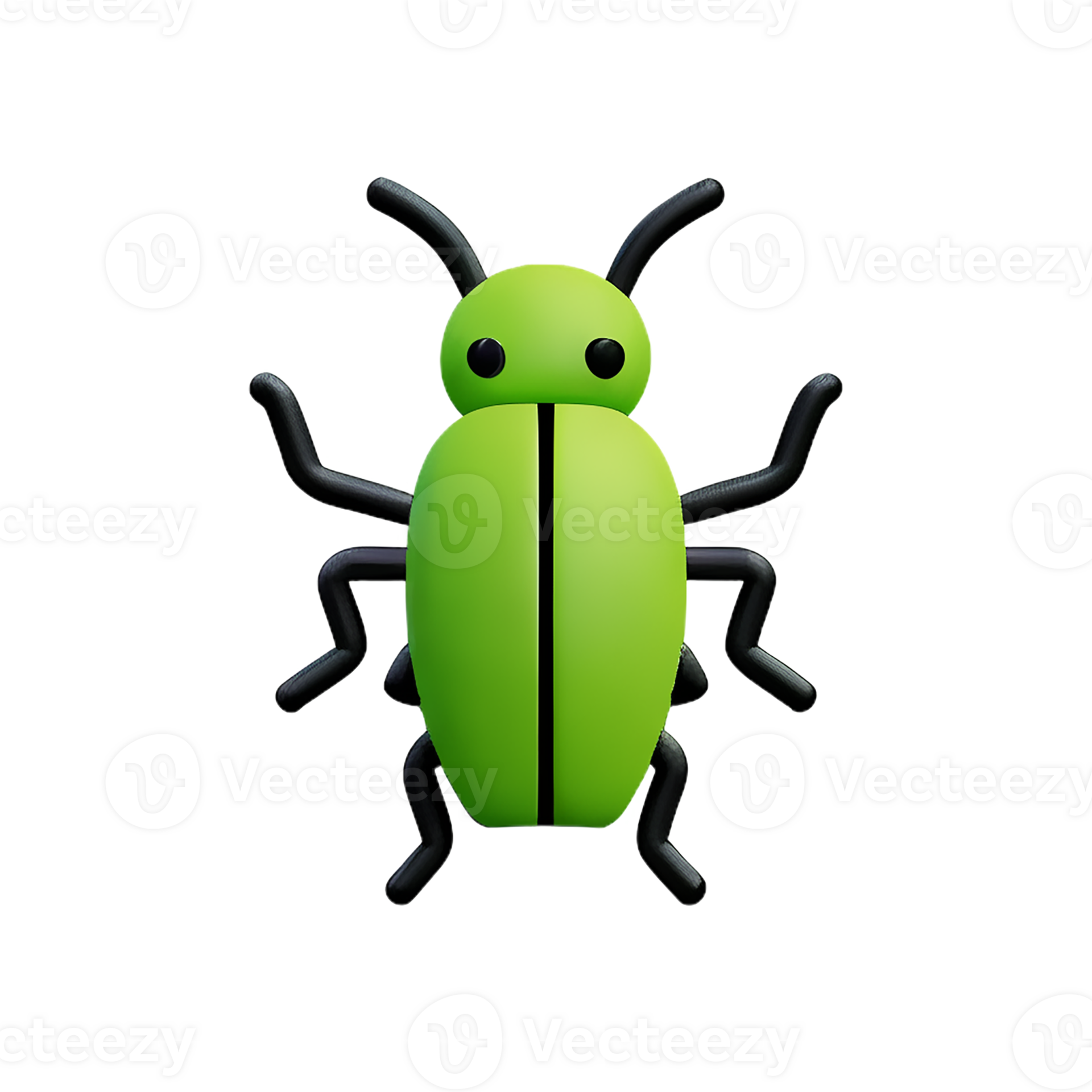 bug 3d rendering icon illustration 29201903 PNG