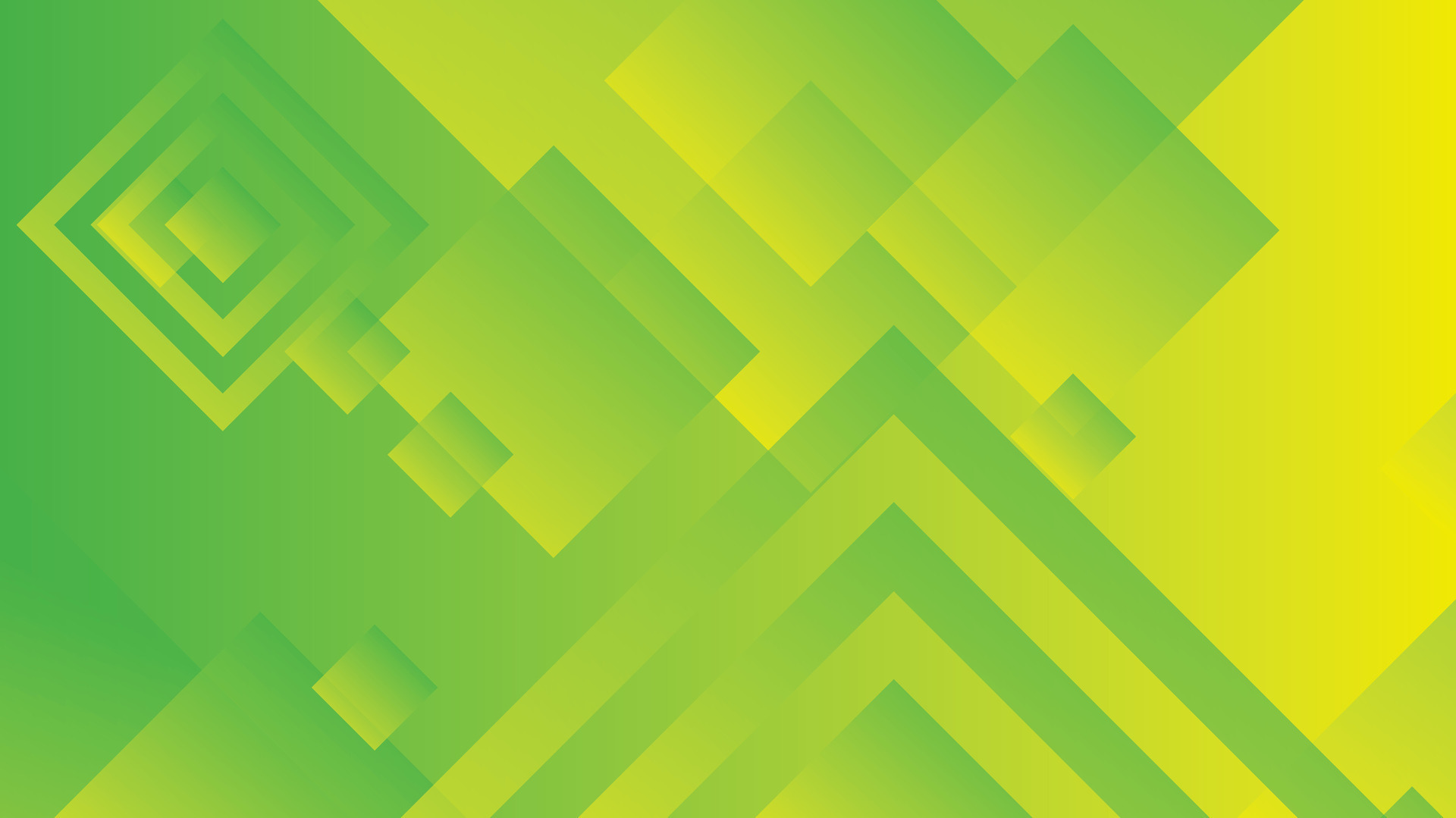 Abstract green and yellow gradient background with rectangle lines ...