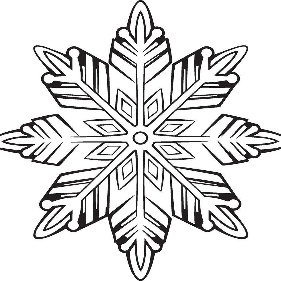 snowflake coloring page for kids 29204512 Vector Art at Vecteezy snowflake coloring page for kids 29204512 Vector Art at Vecteezy