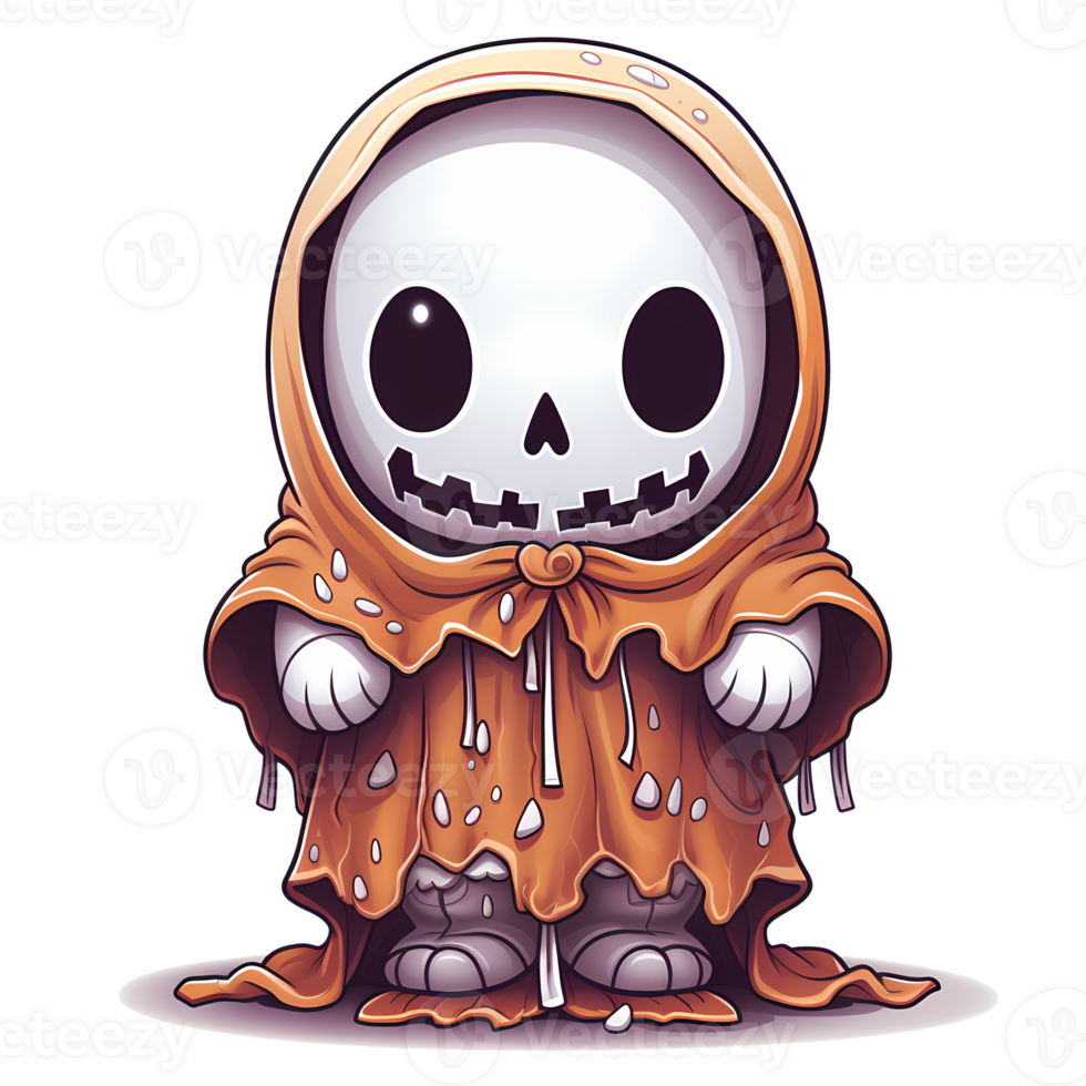 Kawaii Spooky Halloween Clipart Illustration AI Generative 29209319 PNG Kawaii Spooky Halloween Clipart Illustration AI Generative 29209319 PNG