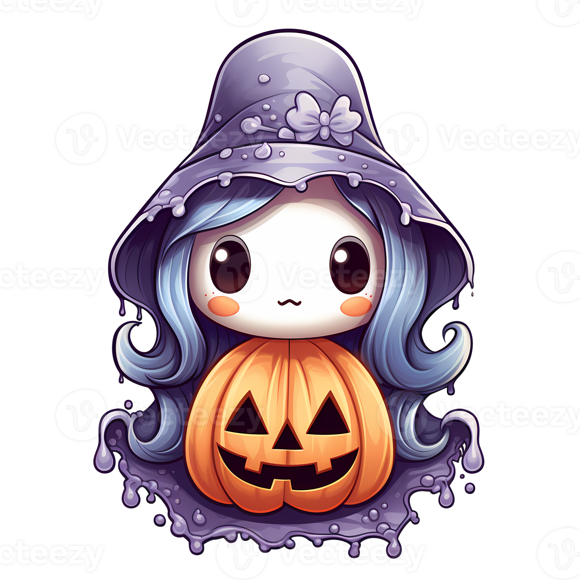 Kawaii Spooky Halloween Clipart Illustration AI Generative 29209470 PNG Kawaii Spooky Halloween Clipart Illustration AI Generative 29209470 PNG