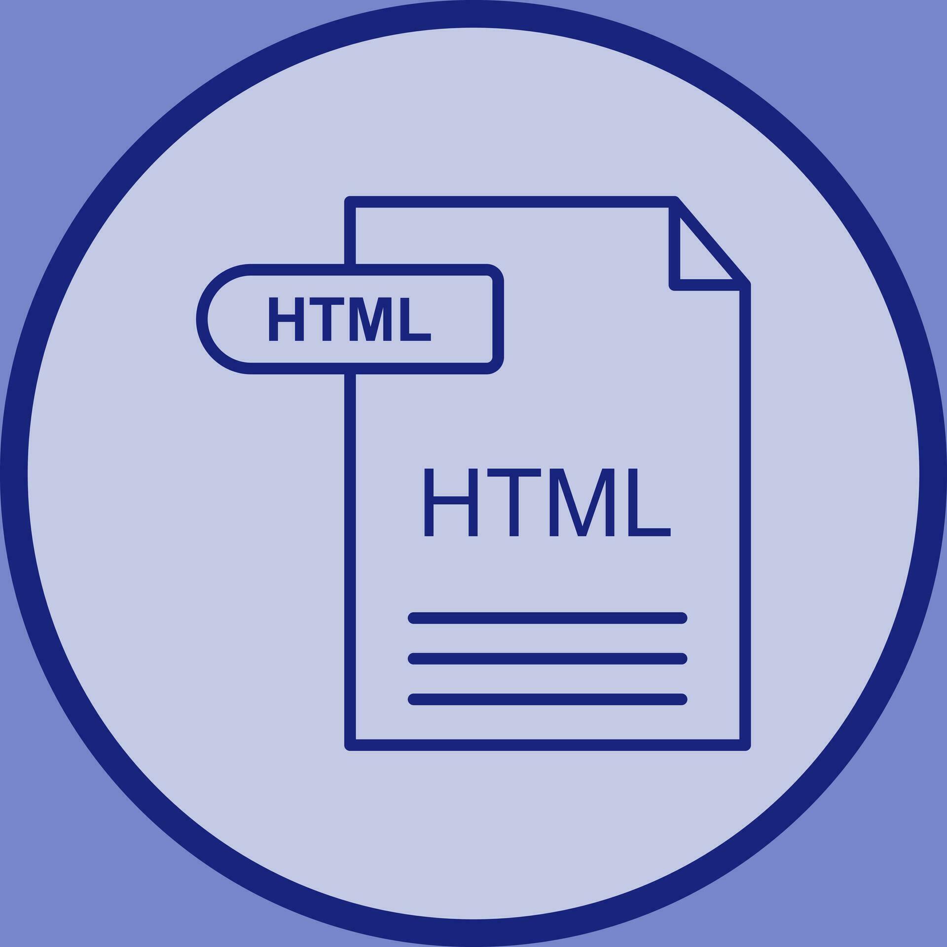 HTML Vector Icon 29209912 Vector Art at Vecteezy