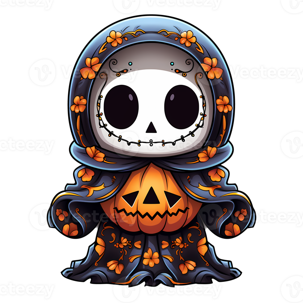 Kawaii Spooky Halloween Clipart Illustration AI Generative 29210734 PNG Kawaii Spooky Halloween Clipart Illustration AI Generative 29210734 PNG