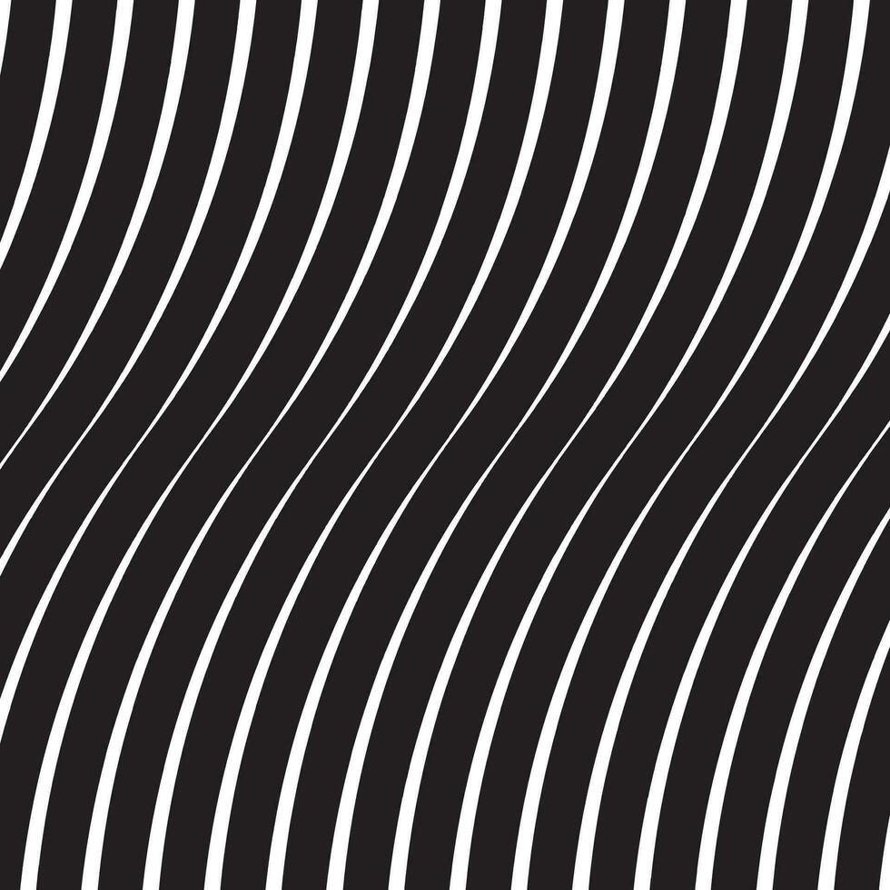 Simple Abstract Seamlees Black Color Twist Wavy Pattern Art 29213025