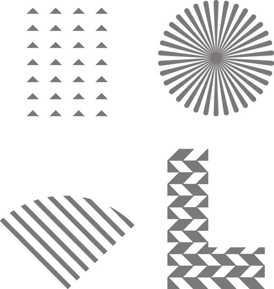 Minimalist Line Art Shape. Flat Design. Vector Illustration 29218074 ...