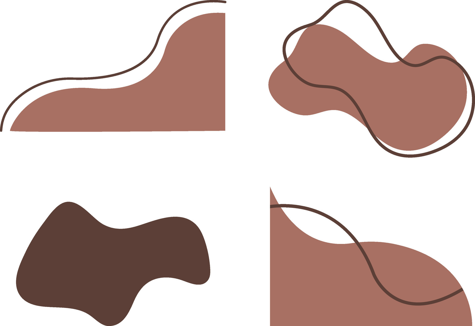 Abstract Blob Collection Isolated Vector 29218151 Vector Art At Vecteezy