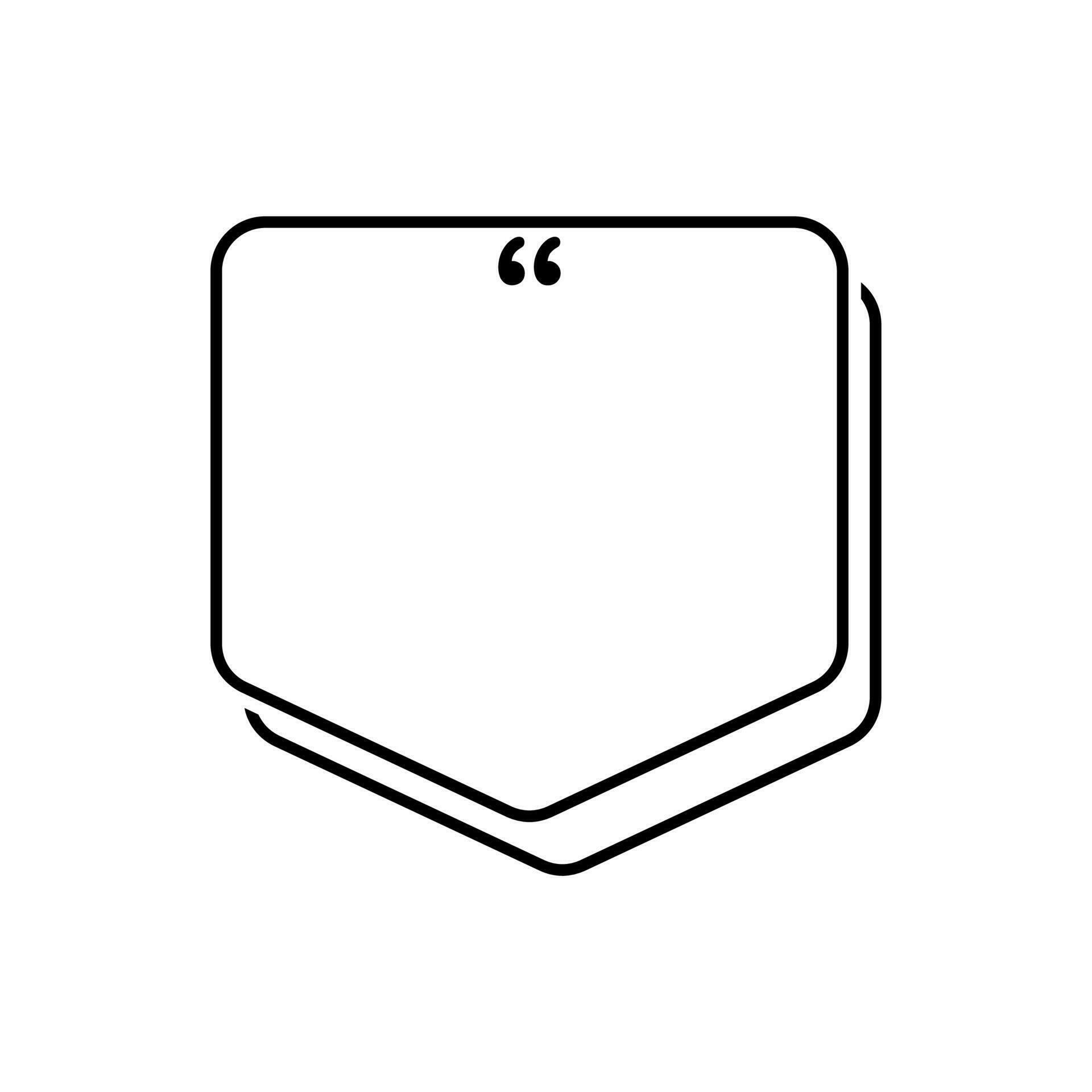 Text Box Line Vector , Outline Text Box Template , Comment Vector ...