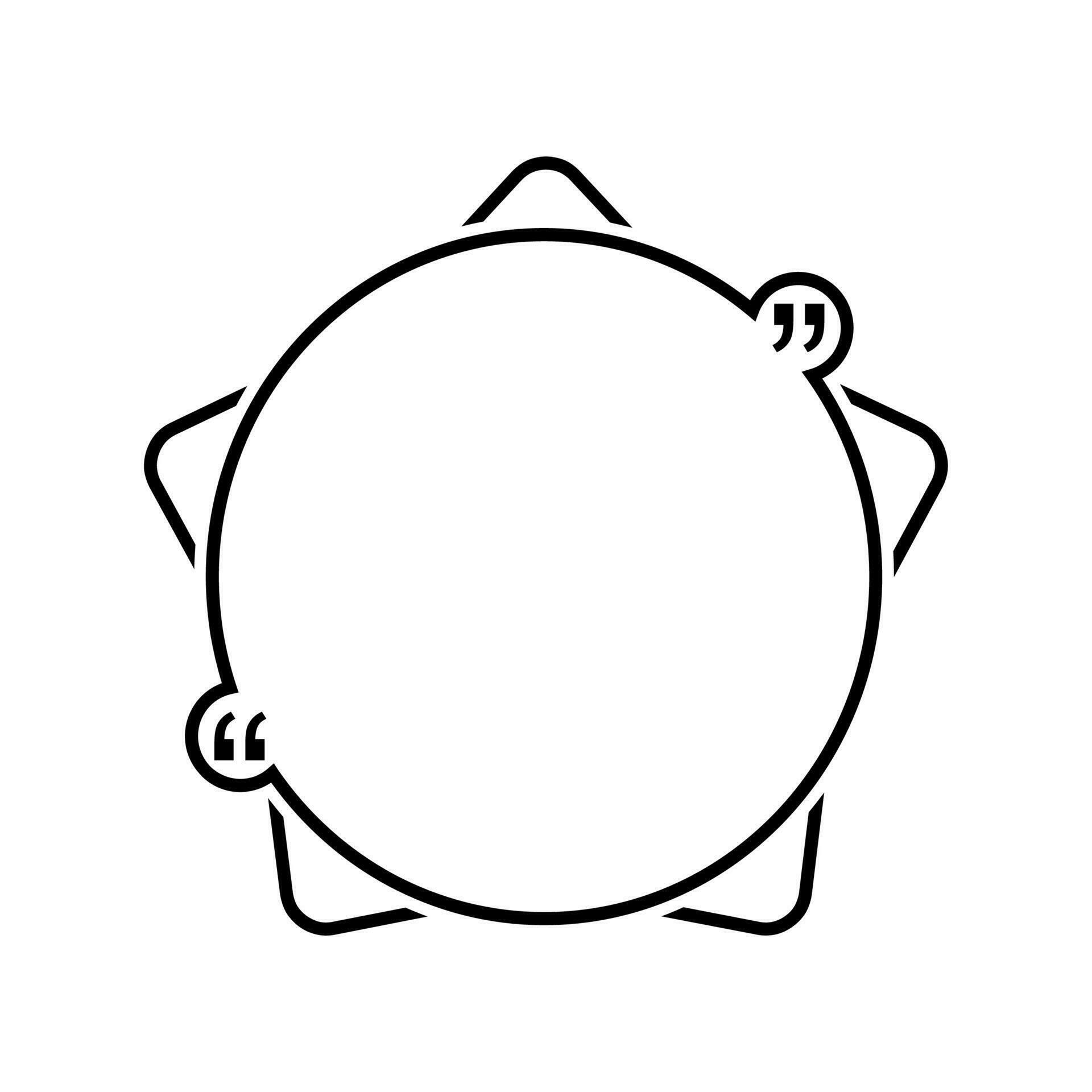 Text Box Line Vector , Outline Text Box Template , Comment Vector ...