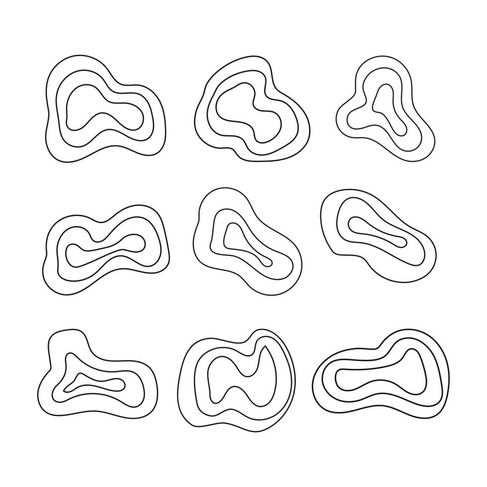 Line Abstract Shape Vector Element Set 29224245 Vector Art at Vecteezy