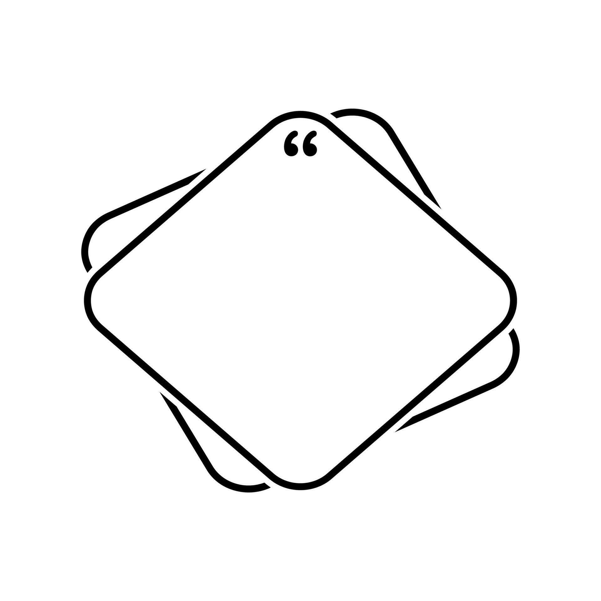 Text Box Line Vector , Outline Text Box Template , Comment Vector ...