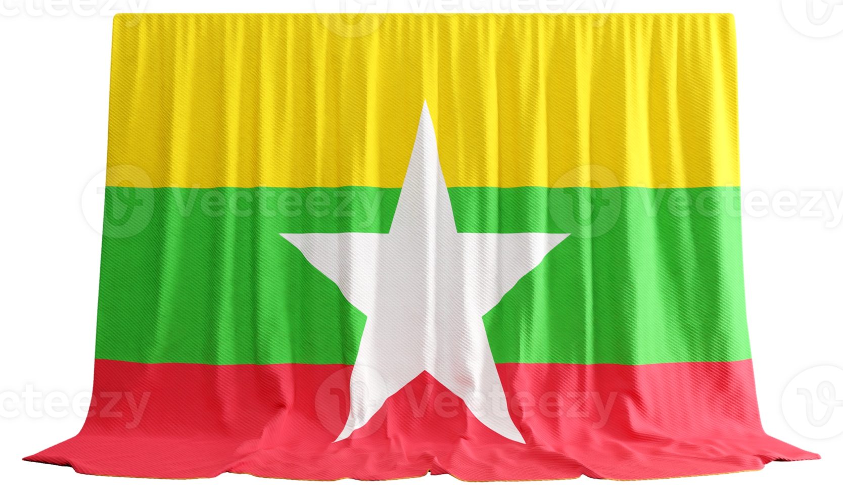 Myanmar Flag Curtain in 3D Rendering called Flag of Myanmar 29227378 PNG Myanmar Flag Curtain in 3D Rendering called Flag of Myanmar 29227378 PNG