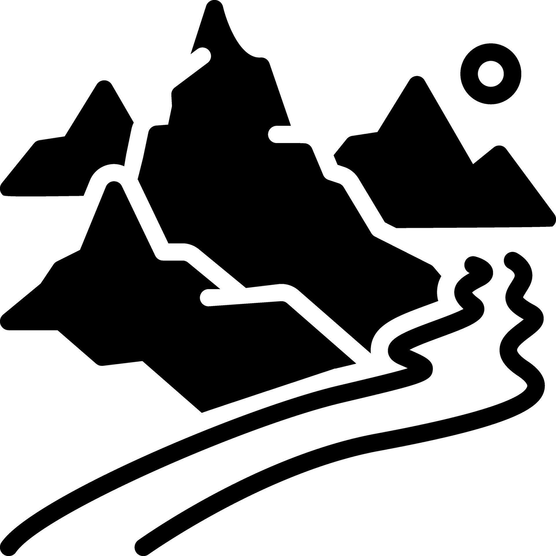 solid icon for brook 29228047 Vector Art at Vecteezy