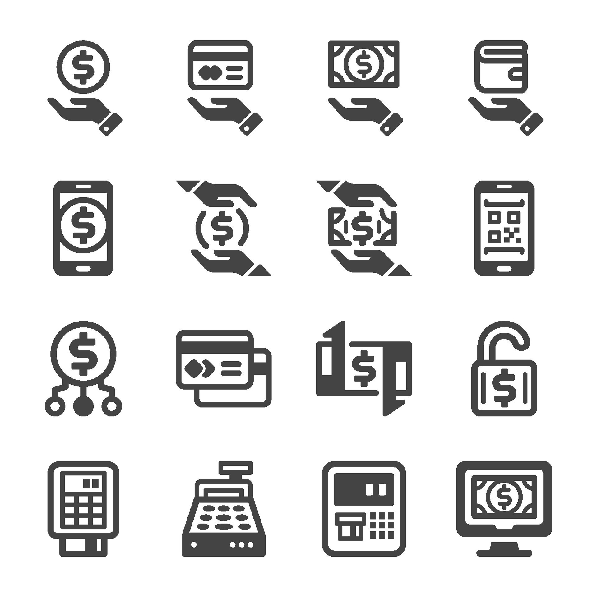 Payment Method Icon Set Vector And Illustration 29239714 Vector Art At Vecteezy