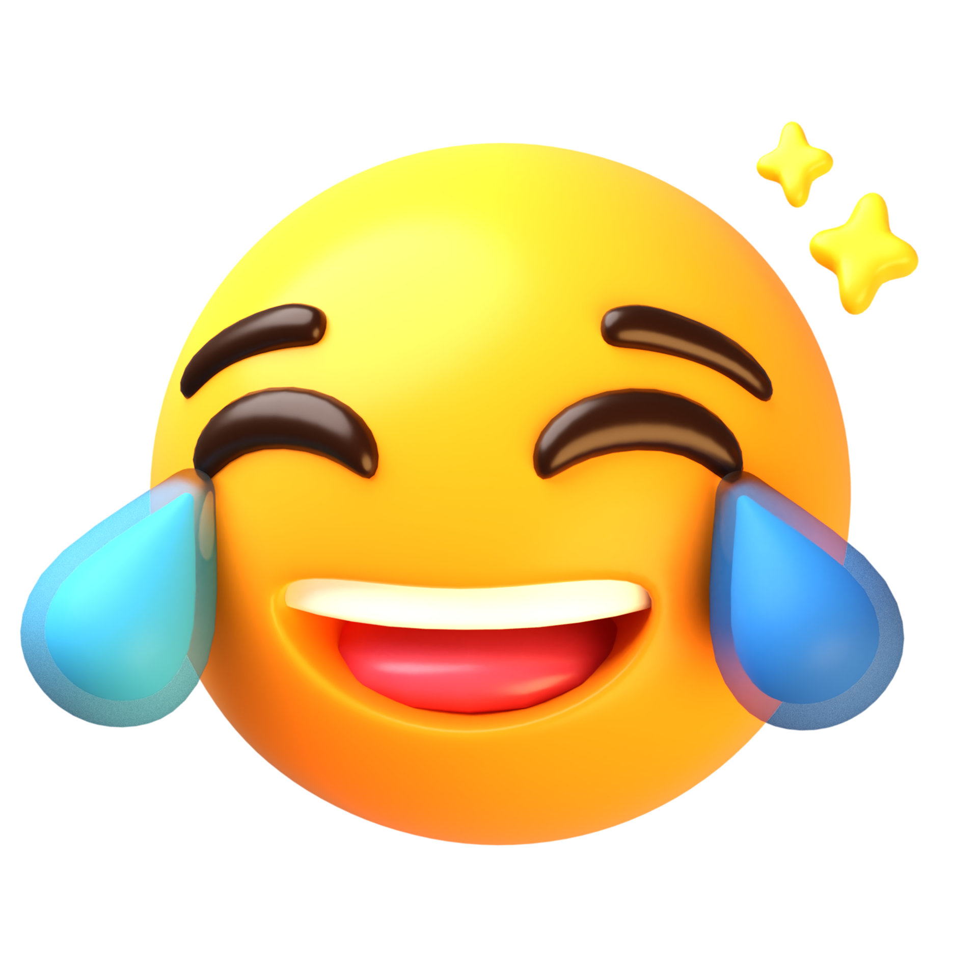 Laughing Emoji Transparent Background