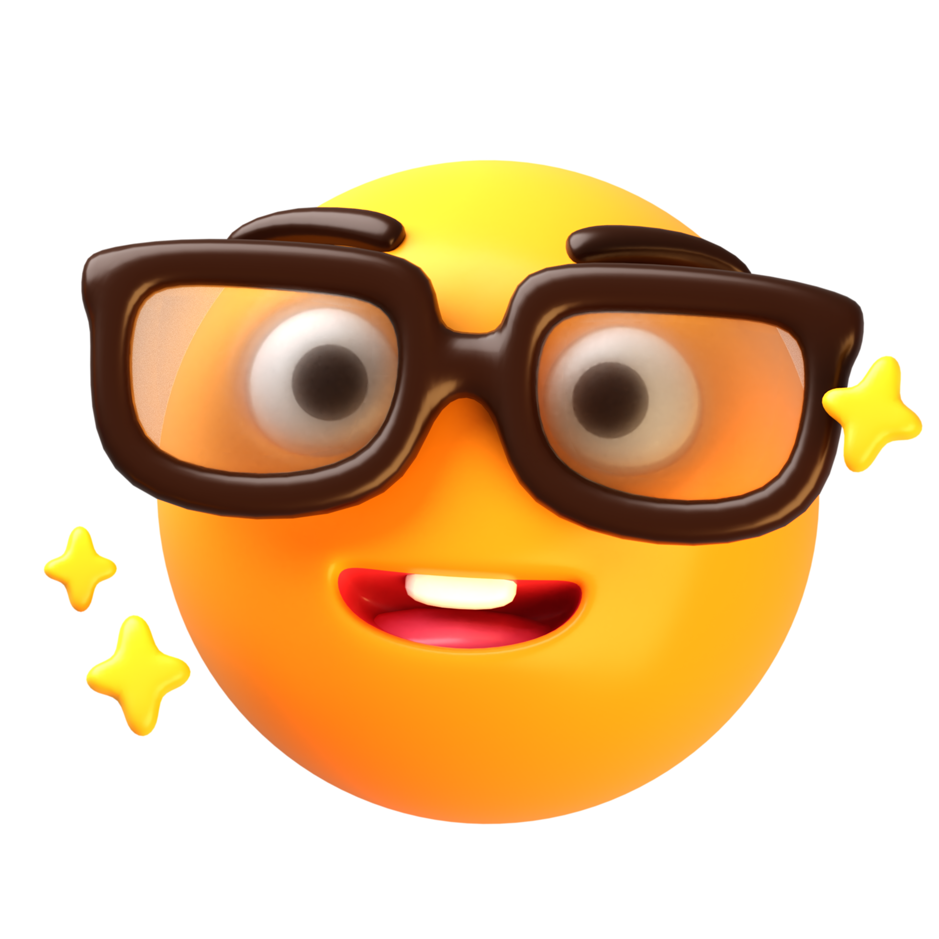 Nerd face 3D Emoji Icon 29239966 PNG Nerd face 3D Emoji Icon 29239966 PNG