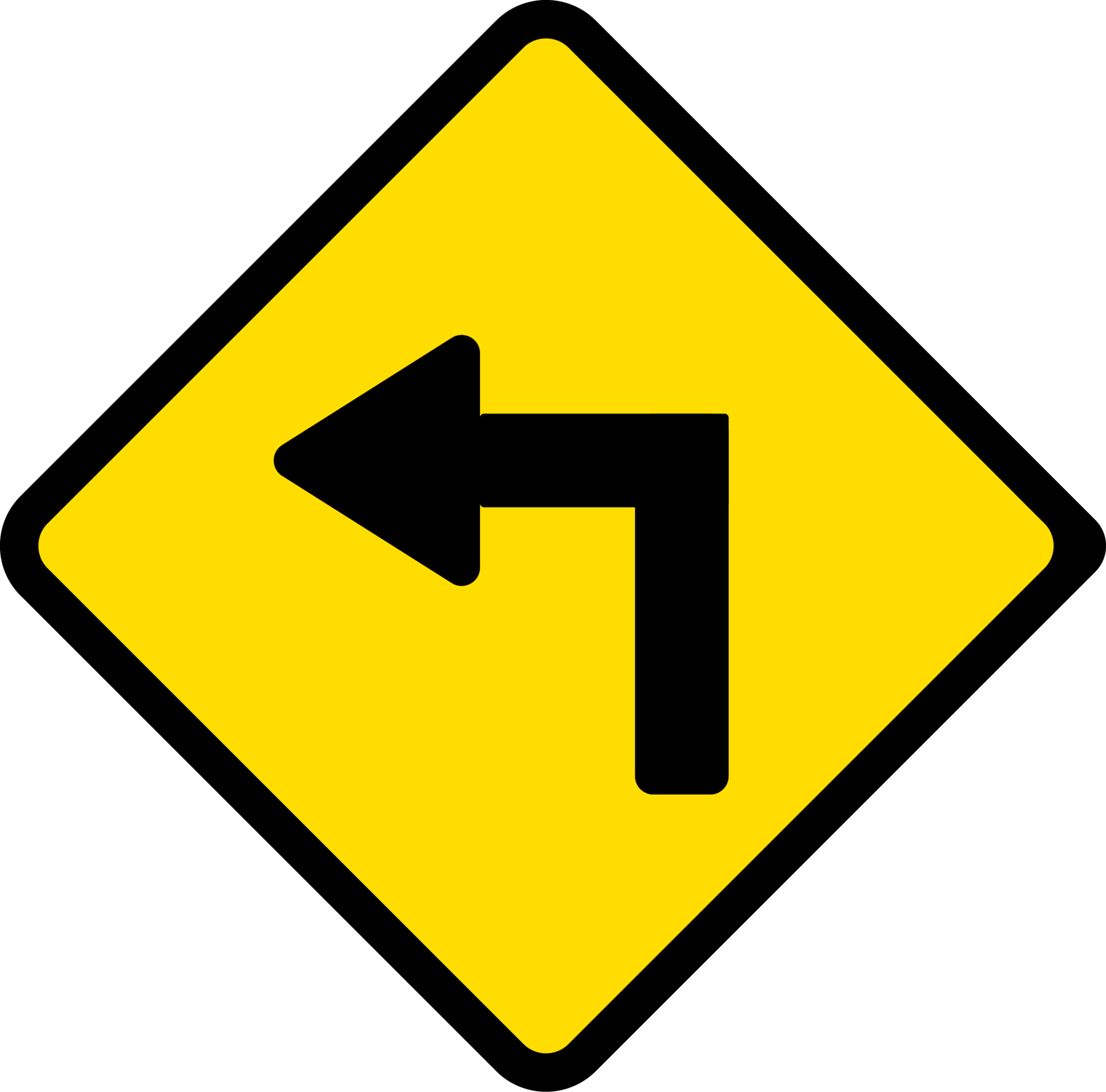 Sharp Curve To Left Road Signs Warning Signs Icons 29245960 PNG sharp-curve-to-left-road-signs-warning-signs-icons-29245960-png