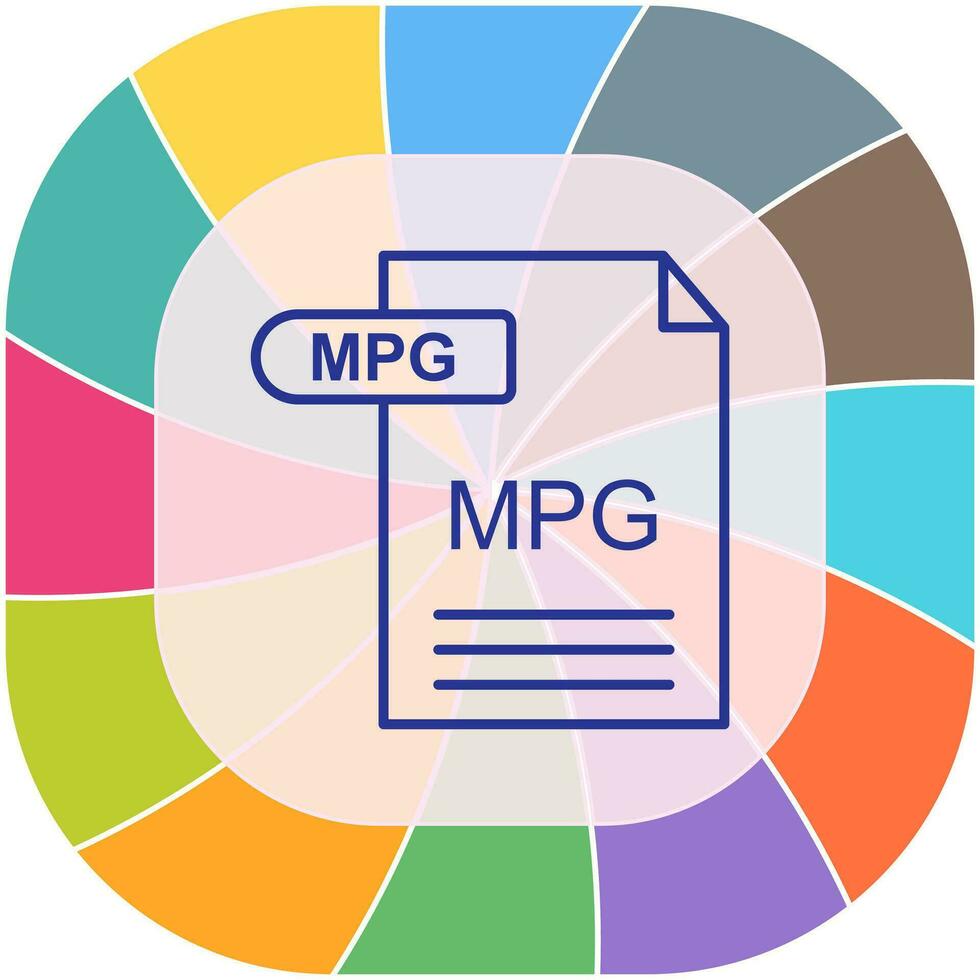 MPG Vector Icon 29246927 Vector Art at Vecteezy