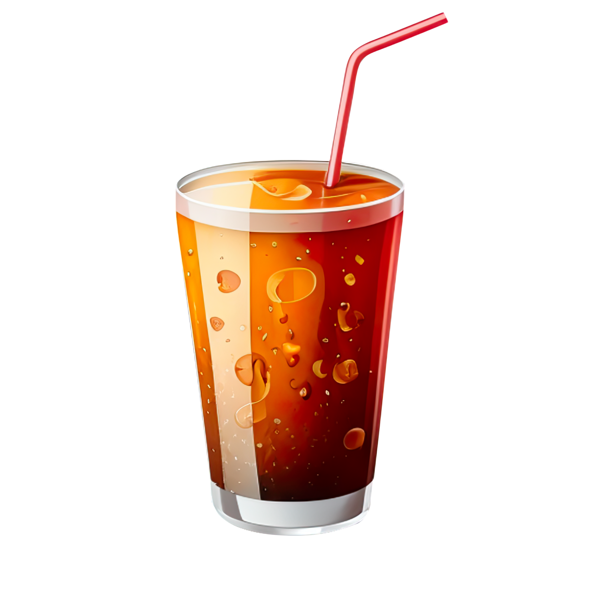 AI Generated Coca Cola glass icon oil paint style, digital paint ...