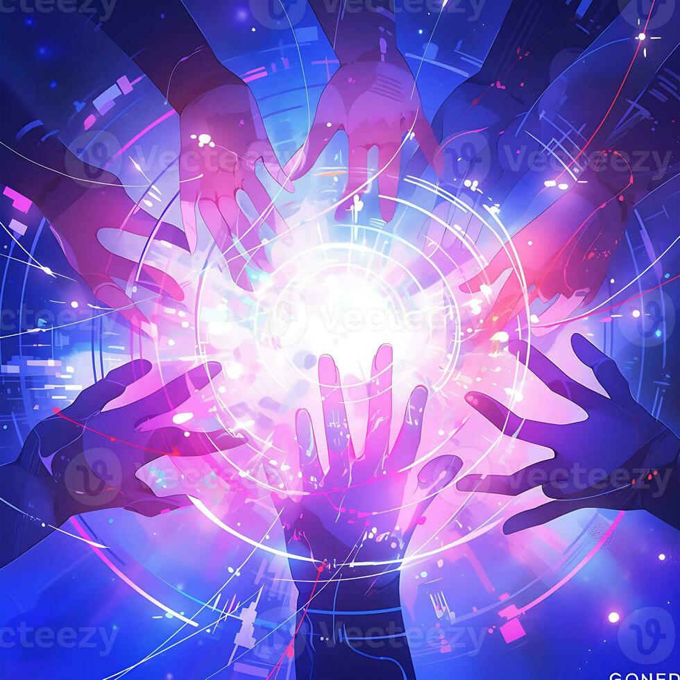 Businessman Global Science network hand touch the technology future ... Businessman Global Science network hand touch the technology future ...
