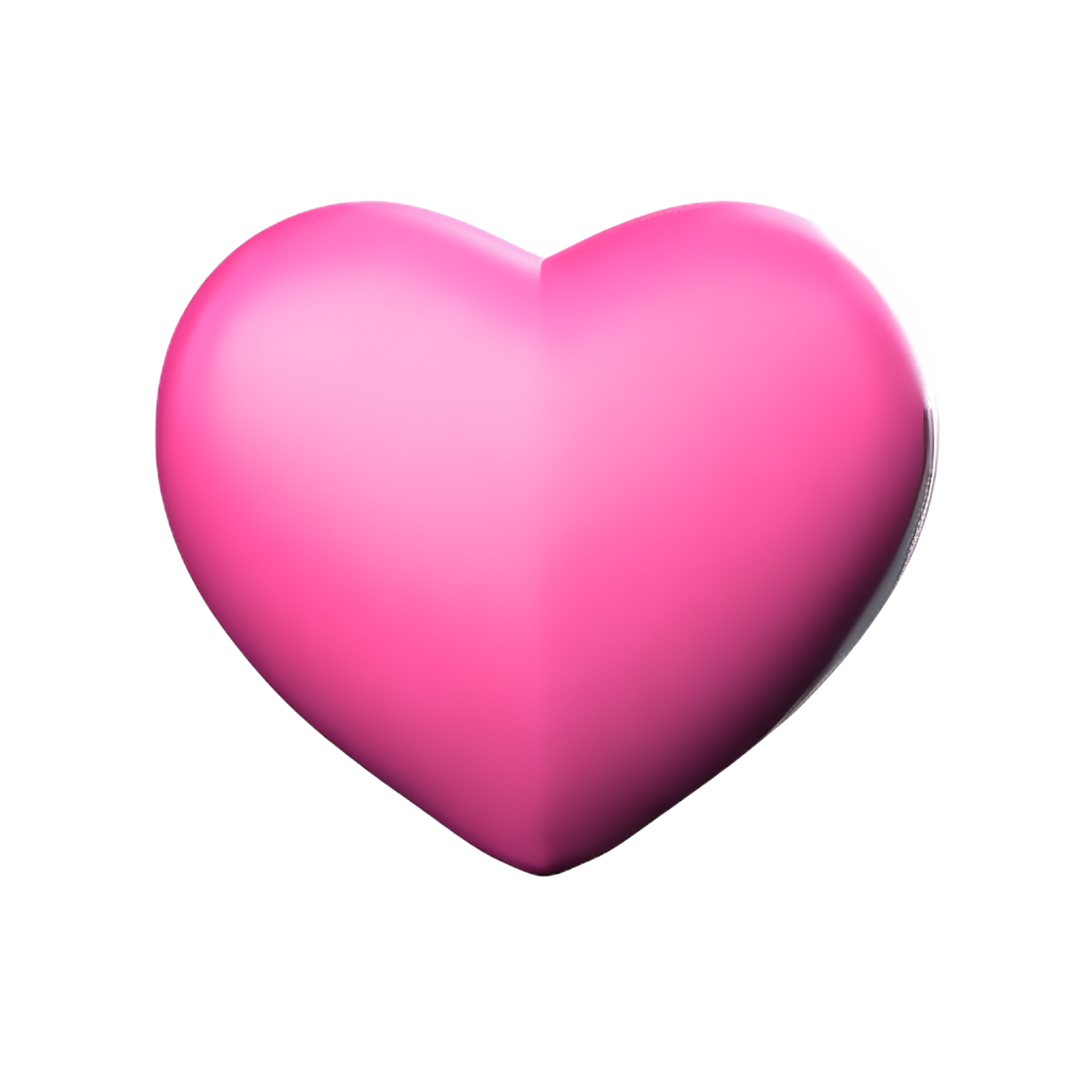 Pink Heart 3d Rendering Icon Illustration 29254250 Png