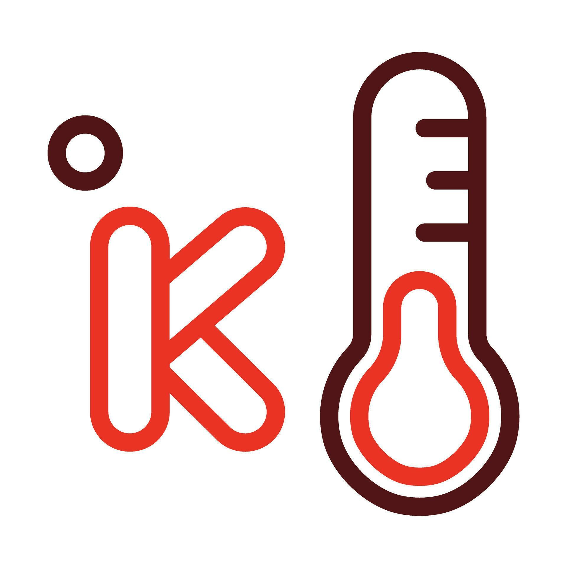 Kelvin Vector Thick Line Two Color Icons For Personal And Commercial Use. 29260774 Vector Art at ...