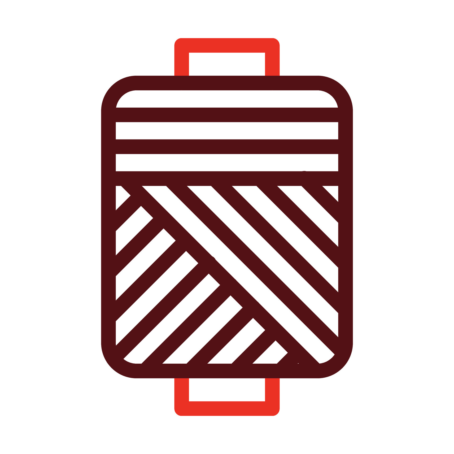 Bobbin Vector Thick Line Two Color Icons For Personal And Commercial ...